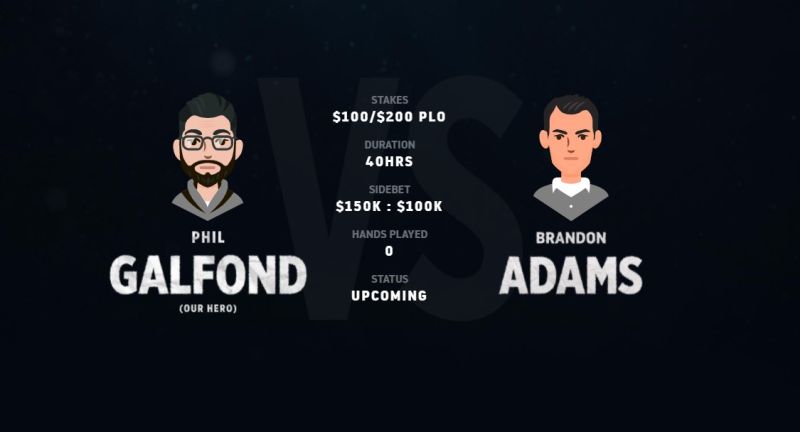 Galfond Challenge - czas na pojedynek z Brandonem Adamsem! - PokerTexas.net
